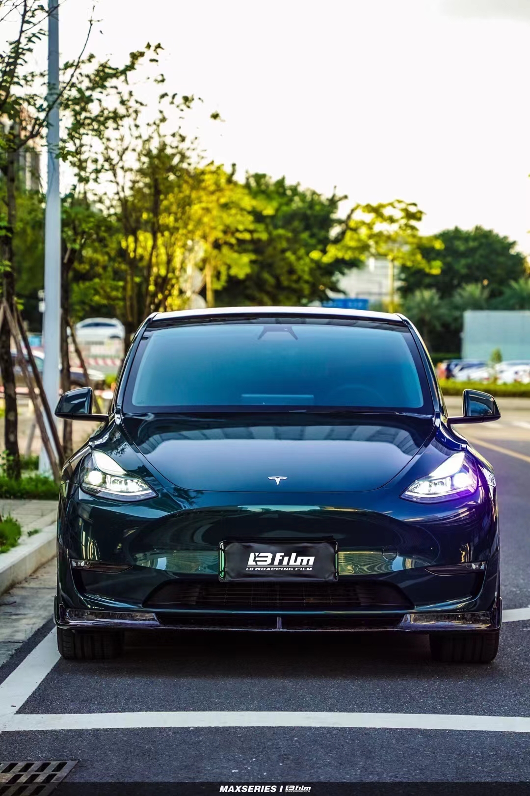 Tesla LB color change film Sanremo green, unforgettable retro depth - iNEWS