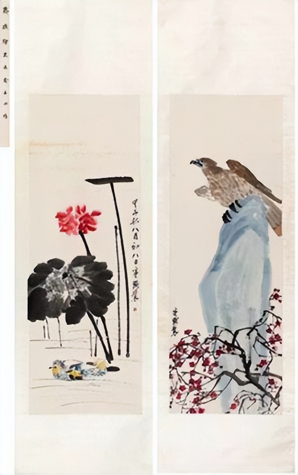How to appreciate Qi Baishi's Four Screens of Flowers, Birds, Stones ...