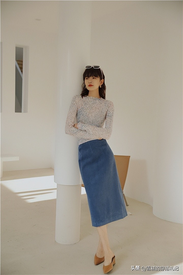 This year's popular "cigarette pipe skirt" is very suitable for women ...