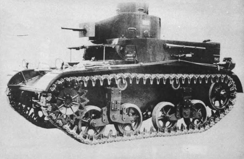 The American M2 tank of World War II, an armored beast with guns and ...