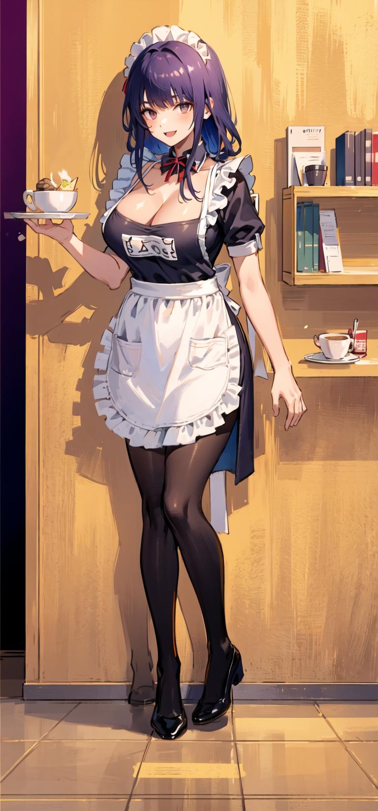 Exquisite wallpaper of General Raiden's maid costume, from the magic of AI drawing! #037 - iMedia