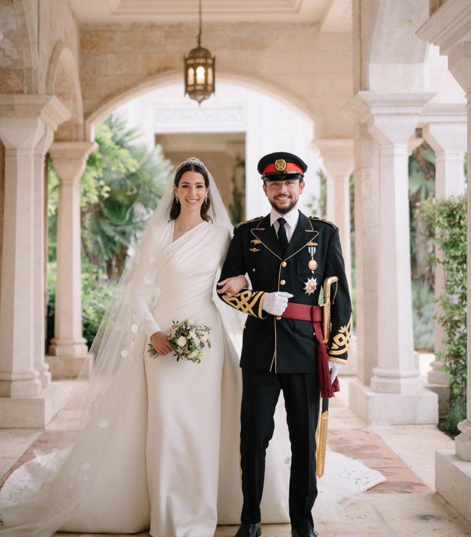 The 28-year-old new princess of Jordan sunbathed during her honeymoon ...