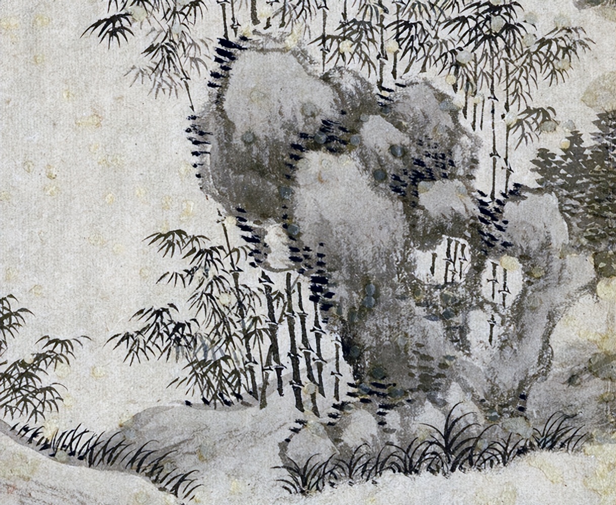 Painting mountains, rocks and ancient trees depends on Wang Hui's works ...