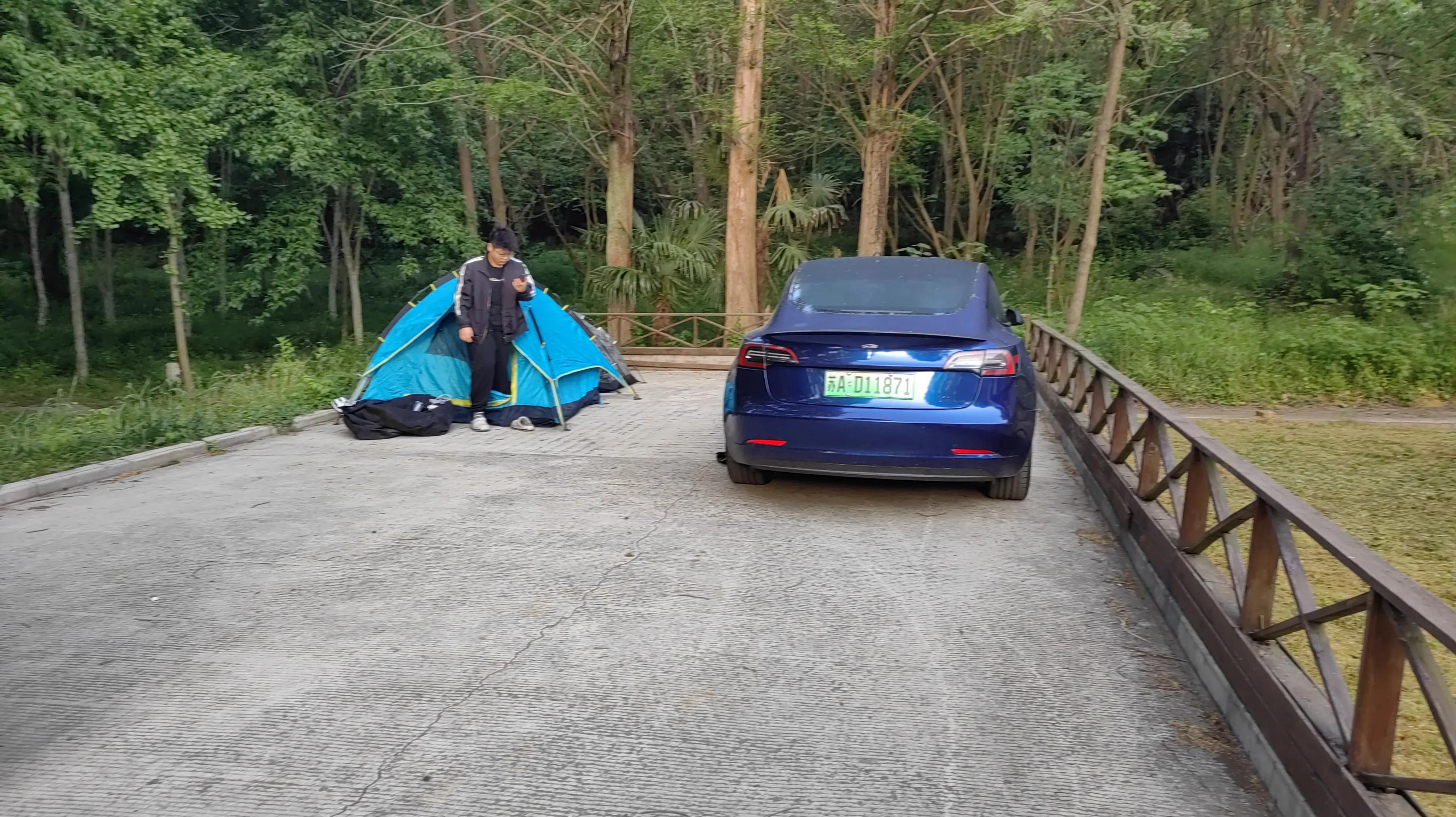 RV Notes: Qinhuangdao's first tent camping on Emerald Island Wen Sheng ...