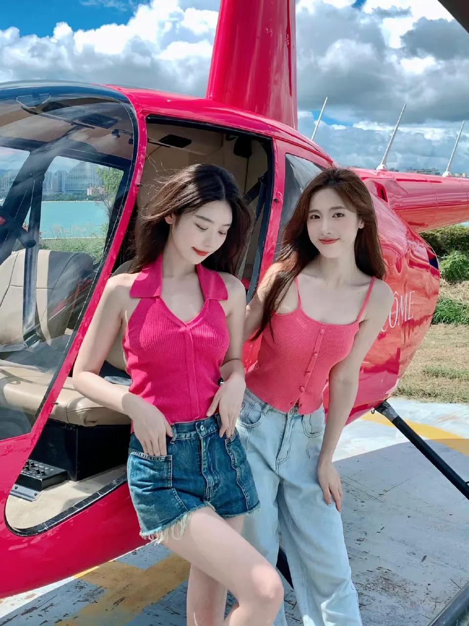 The pink girl sisters are not only beautiful, but also have a stable ...