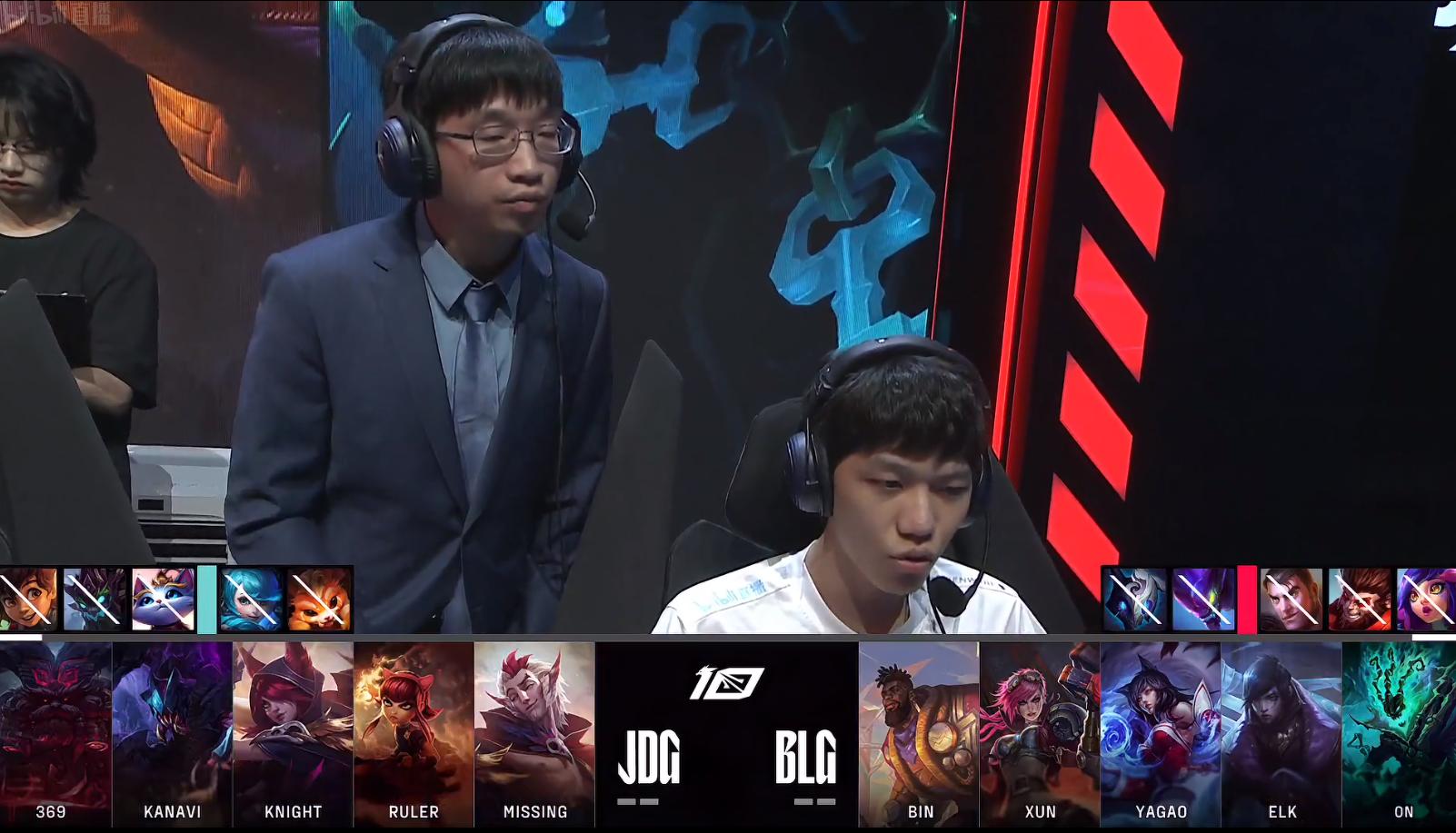 LOL-LPL: Ruler's super god Kai'Sa team battle four kills, JDG 2-0 beat BLG for the sixth time ...