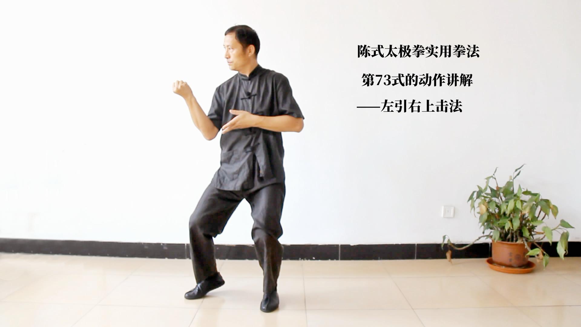 Chen Style Taijiquan Practical Boxing Form 73 Action Explanation - Left-Induced Right-Up Strike ...
