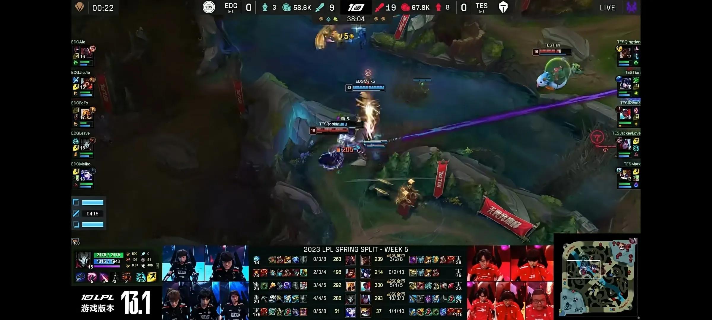 LOL比賽戰報，Rookie永恩力斬EDG雙C，UZI瞪眼，水晶哥抱頭。 - 頭條匯