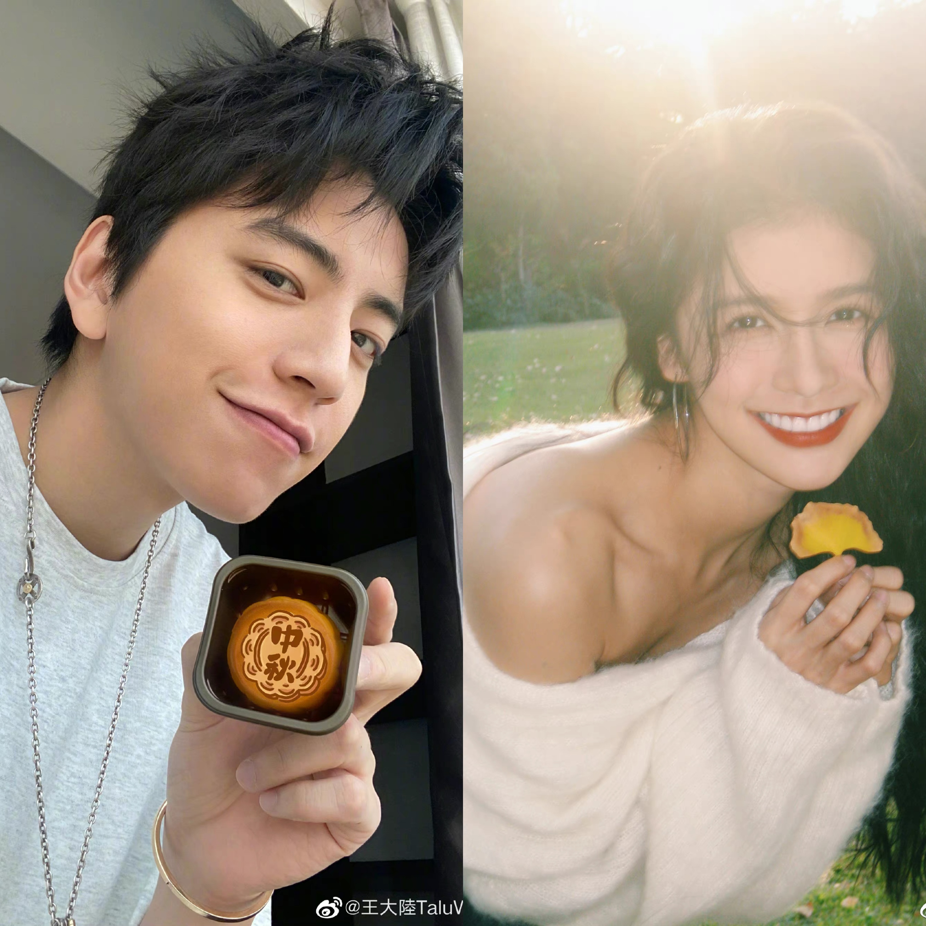 Wang Dalu and Cai Zhuoyi officially announced their love affair ...