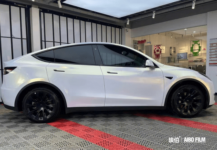 Eber Color Change Film PET Diamond White Charm Gold-Tesla, as dazzling ...