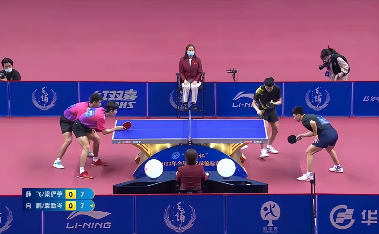 The men's doubles final is out!4-2 hard fight, 4-0 sweep, Xiang Peng ...