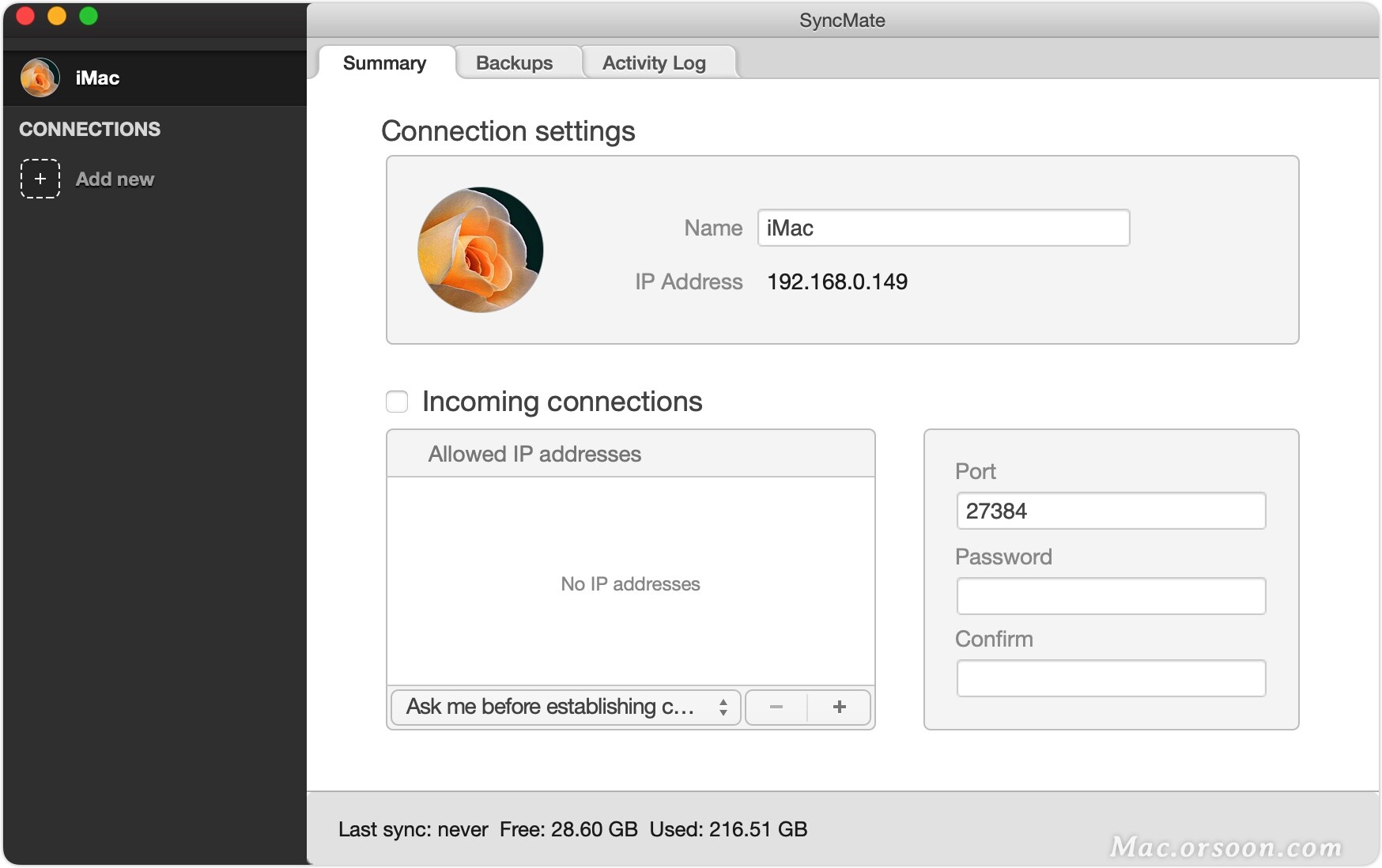 macOS Data Sync Utility - iNEWS