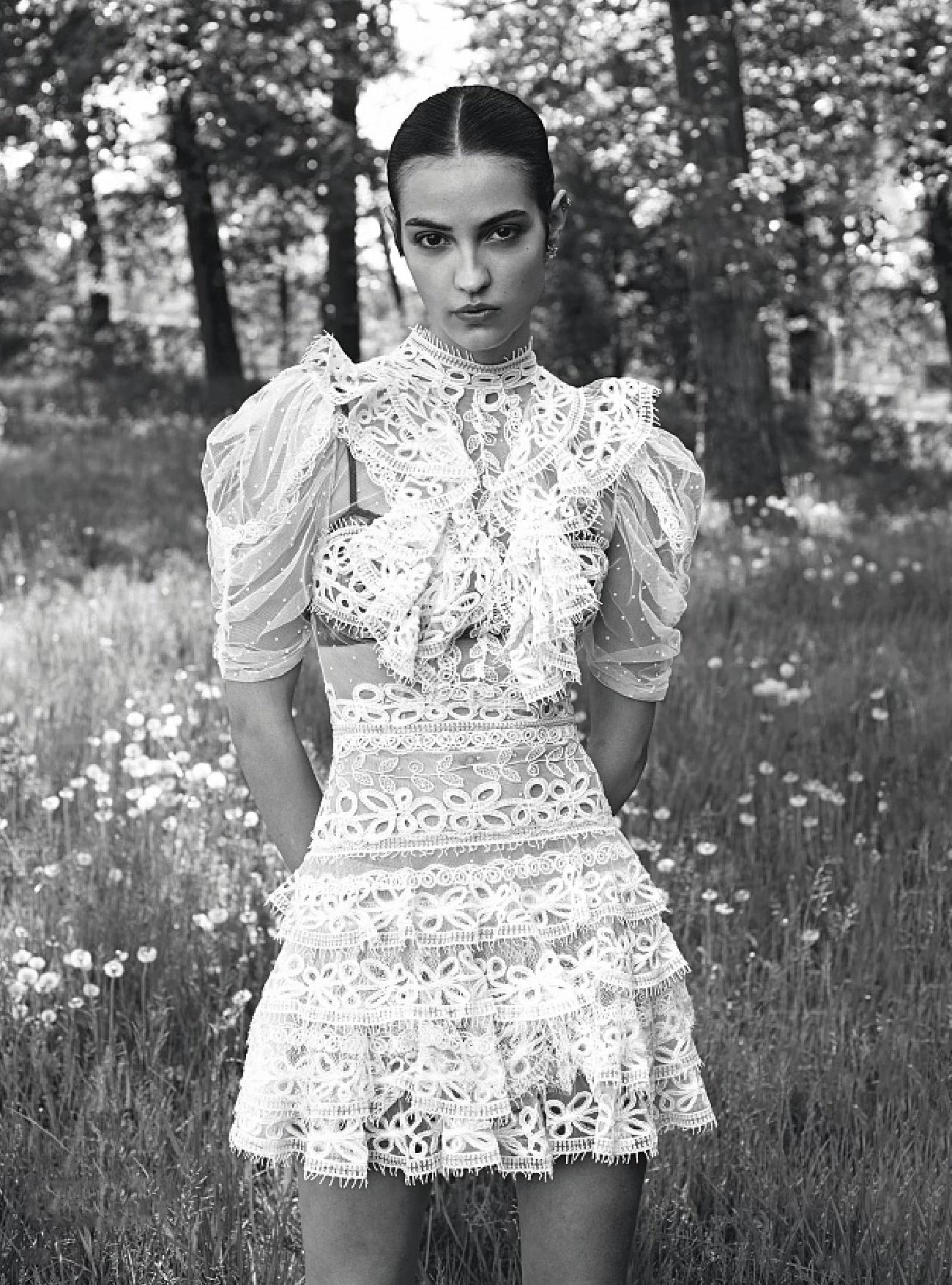 French model Camille Hurel for Amica Magazine - iNEWS