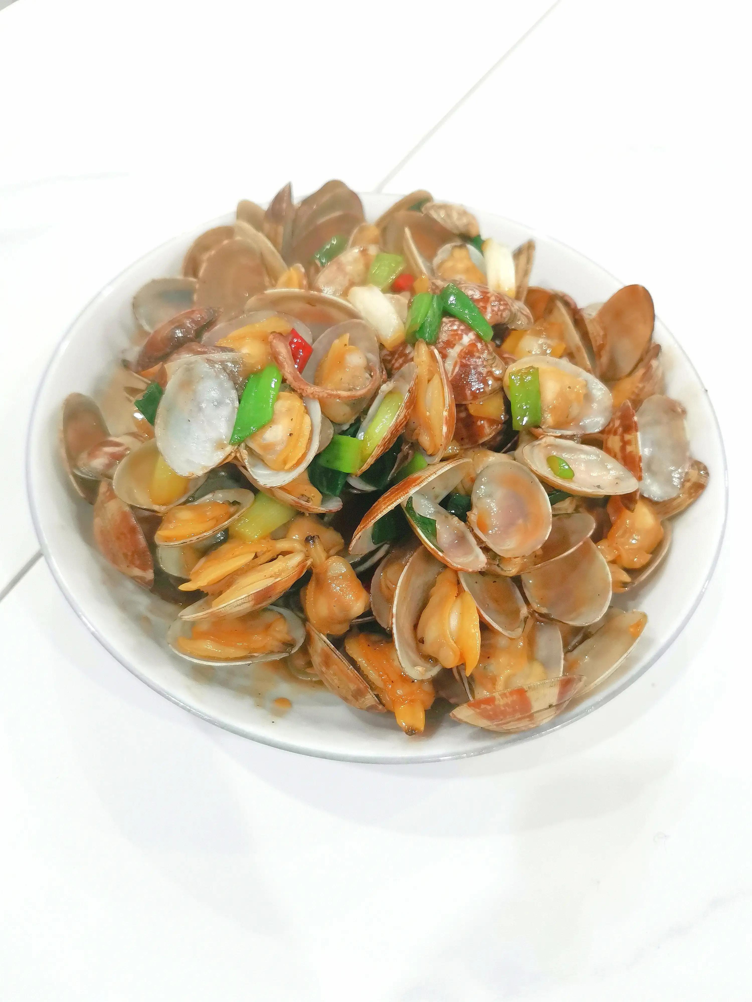 Small seafood - fried clams, boiled clams (flower clams, clams) - iNEWS
