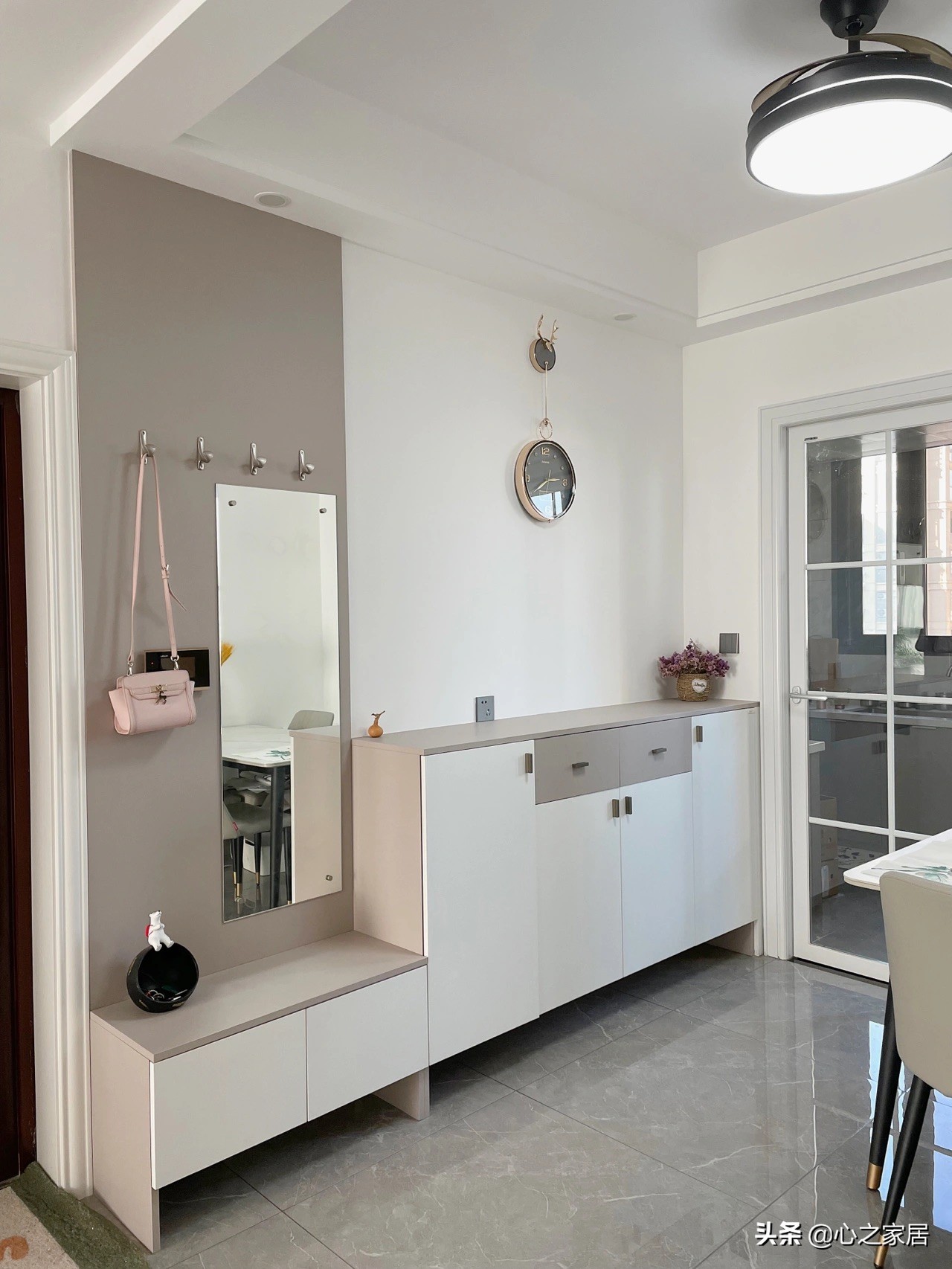 110㎡ silver-gray home, simple, ordinary and practical decoration ...