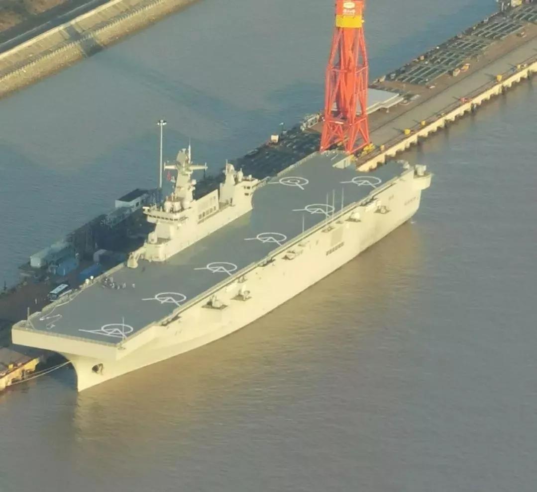 The suspected 076 giant general section was exposed, and the electric ...