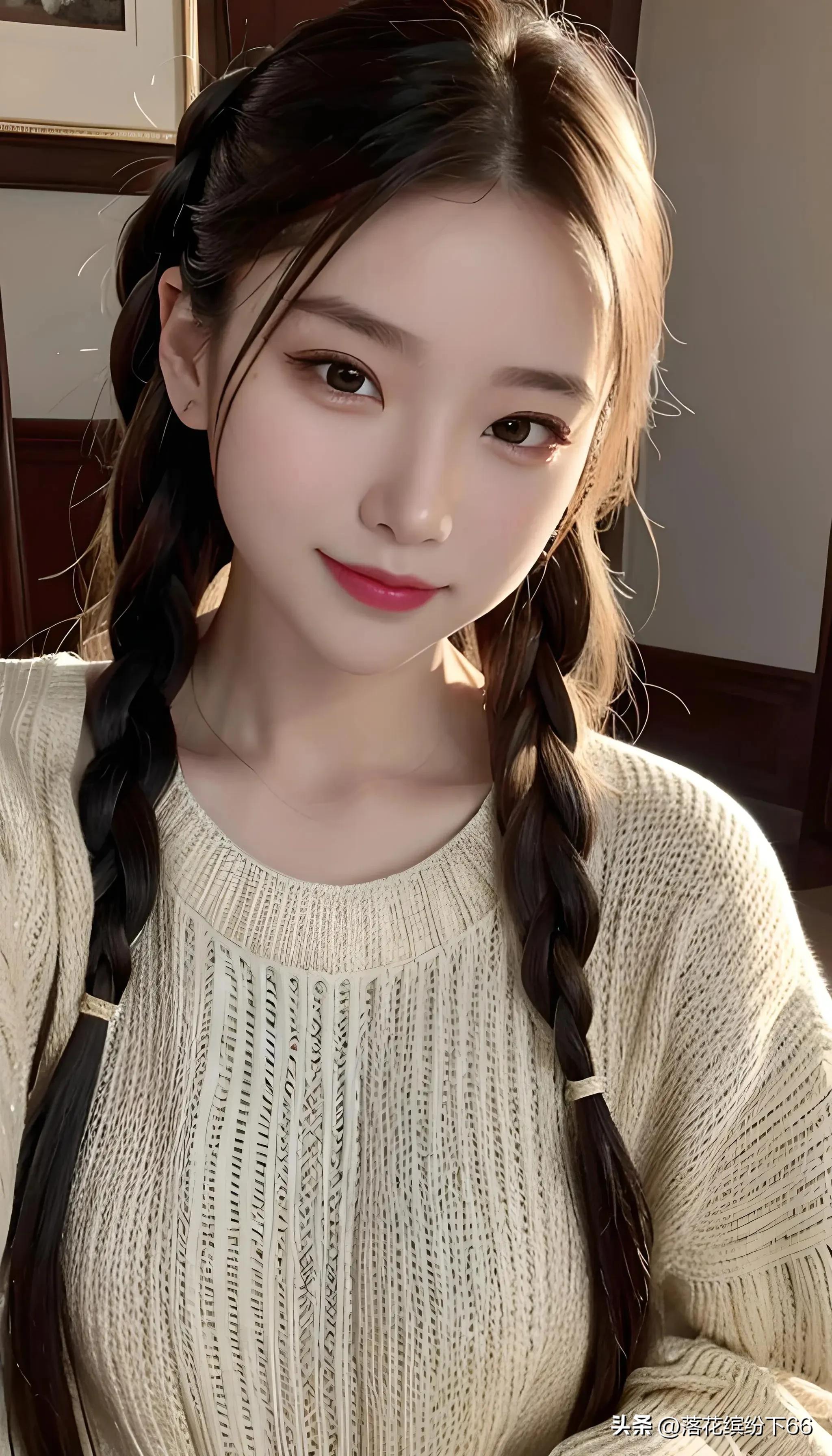 AI painting mobile wallpaper two-dimensional beautiful girl - iMedia