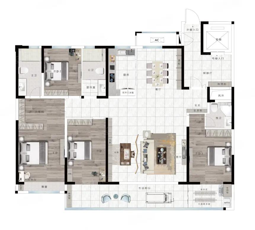 An improved four-bedroom unit with a sense of spaciousness - iNEWS