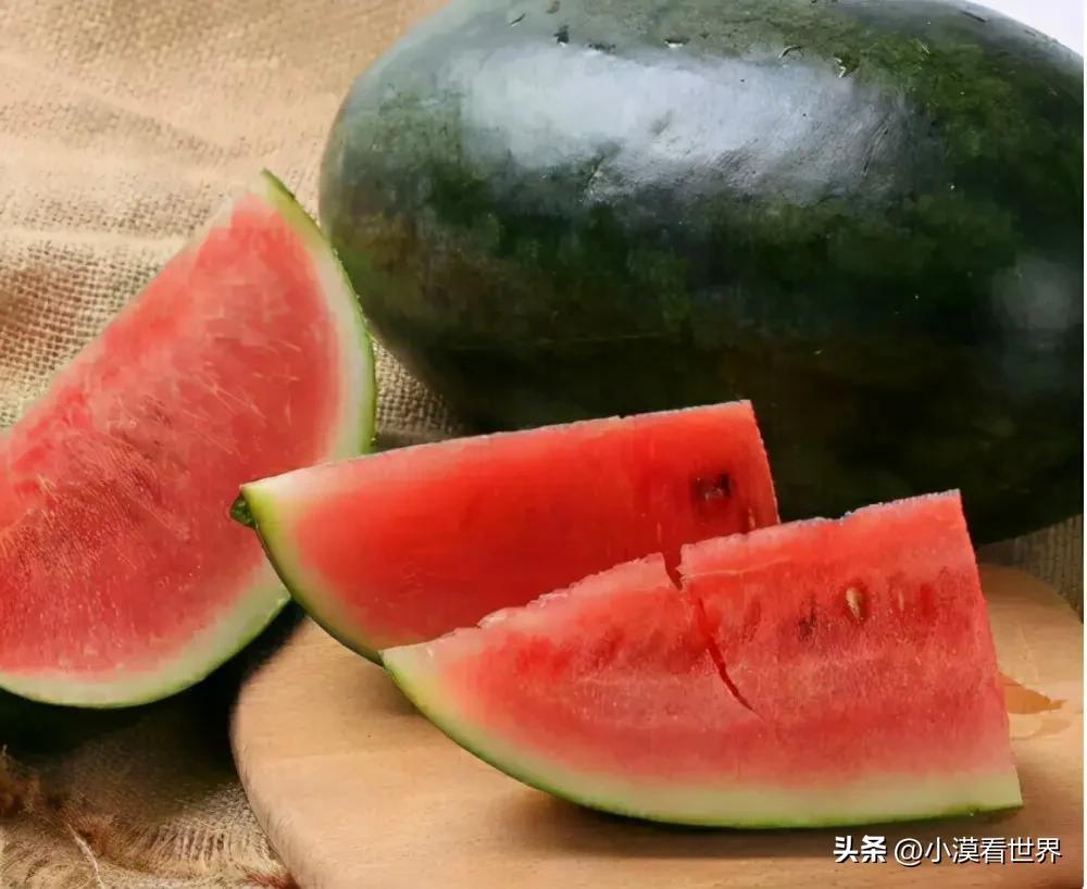 The black-skinned watermelon, once known as the king of fruits, is now ...