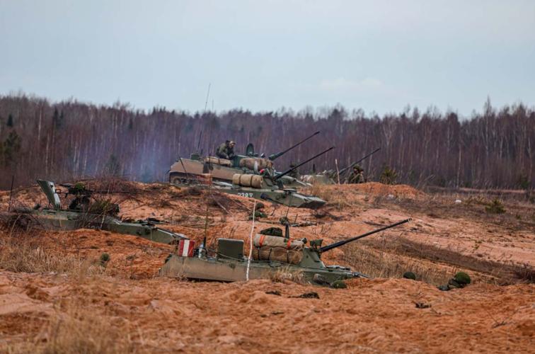 The Russian army used cluster munition saturation bombing to get rid of ...