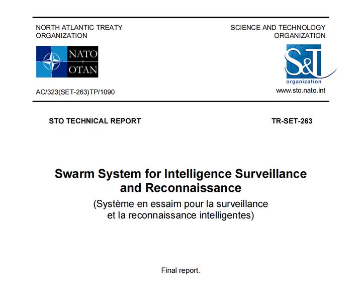 Swarm systems for military intelligence, surveillance and ...
