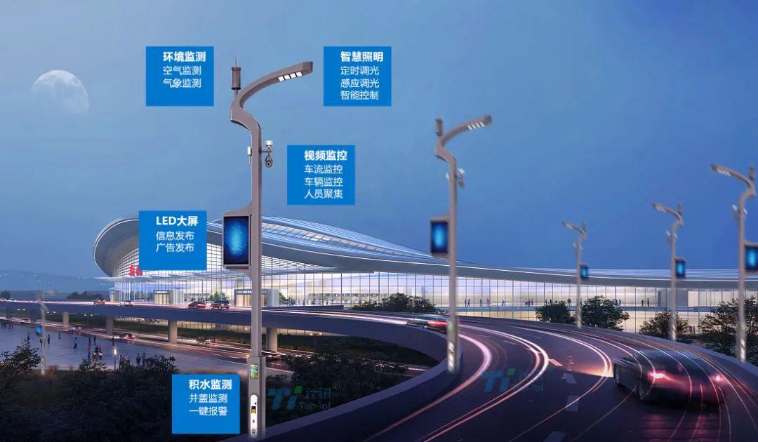 Jixun IoT Smart Light Pole System Application Scenarios - iMedia