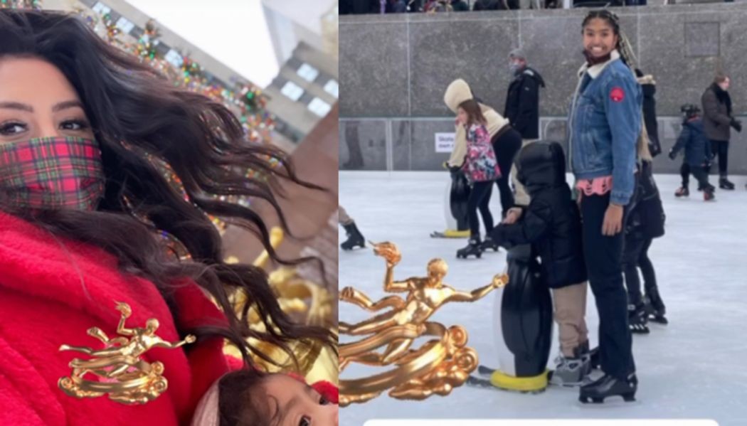 Two NBA beauties are rare in the same frame!Vanessa accompanies her ...