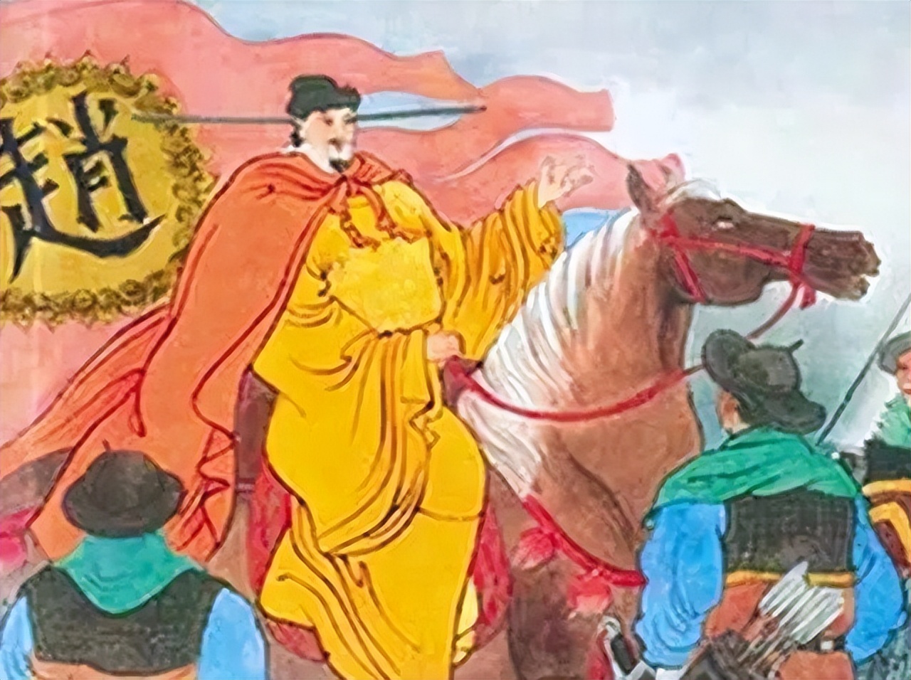 When Zhao Kuangyin released the military power with a glass of wine ...