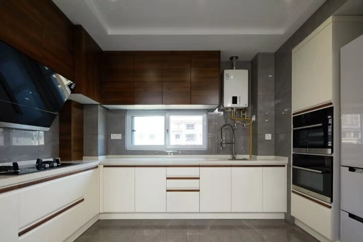 The 112-square-meter simple-style three-bedroom is simplified, calm and ...