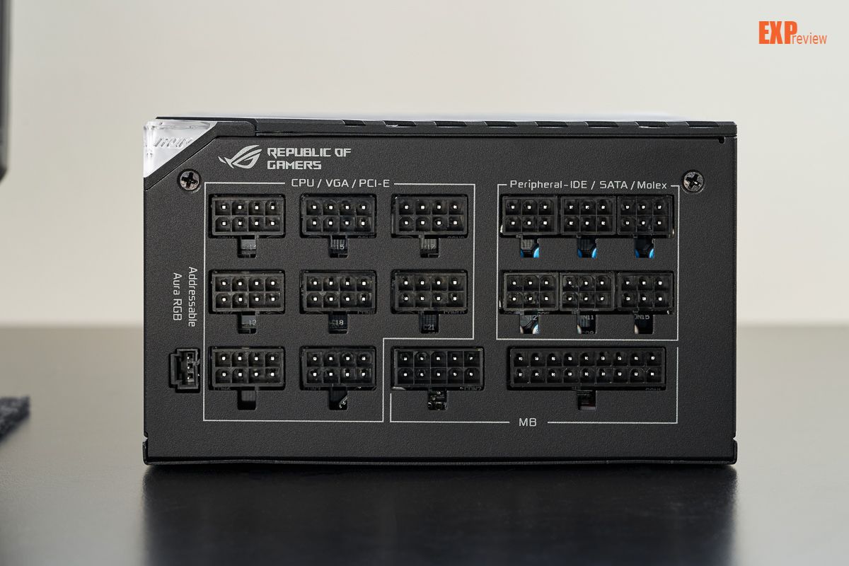 ROG THOR Thor 1000W Platinum II power supply diagram tour: more lights ...