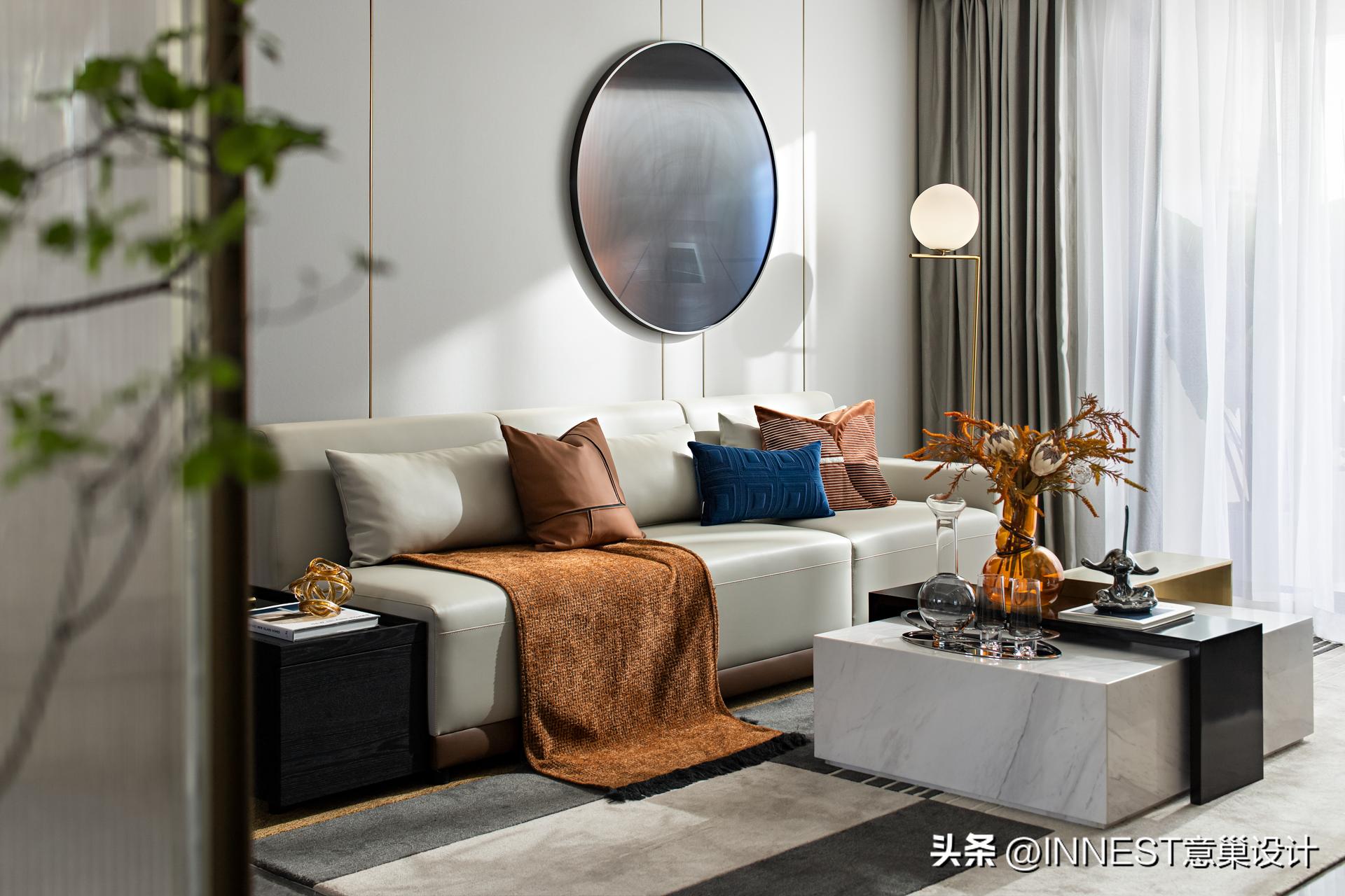 INNEST design: 89㎡ modern light luxury style, you will never get tired ...