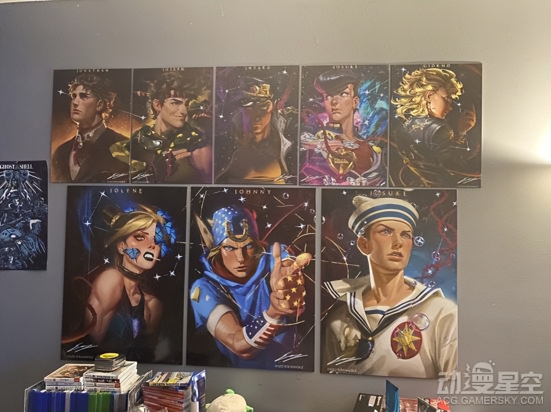 [JOJO's Bizarre Adventure] The posters of the protagonists of the past ...