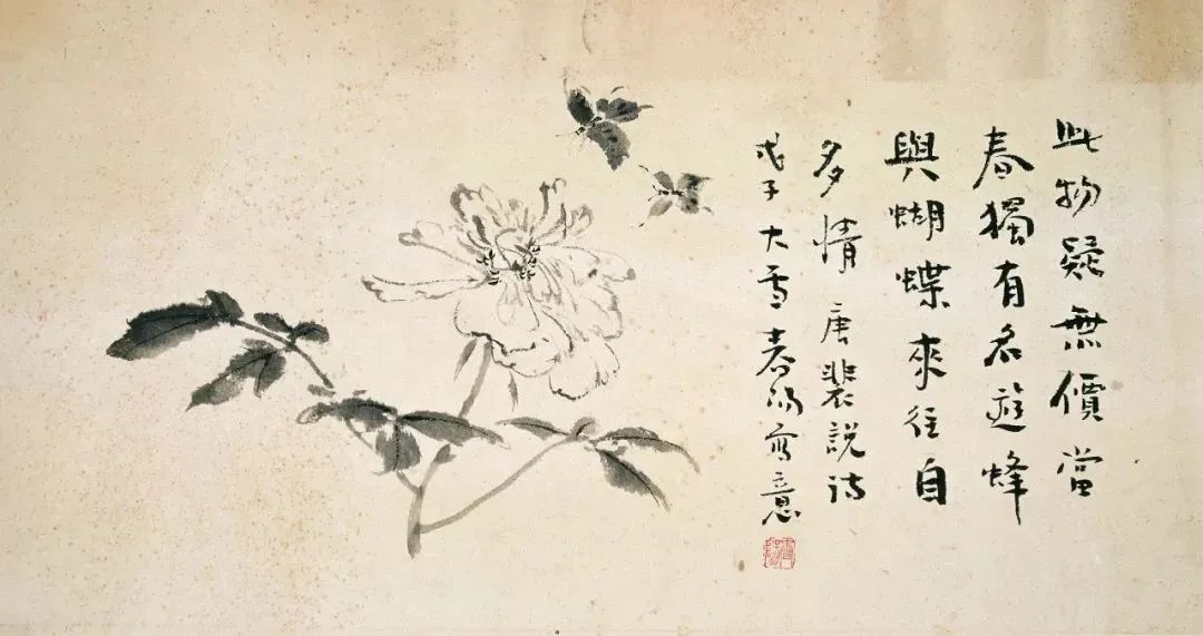 Contemporary translation of traditional literati flower and bird ...