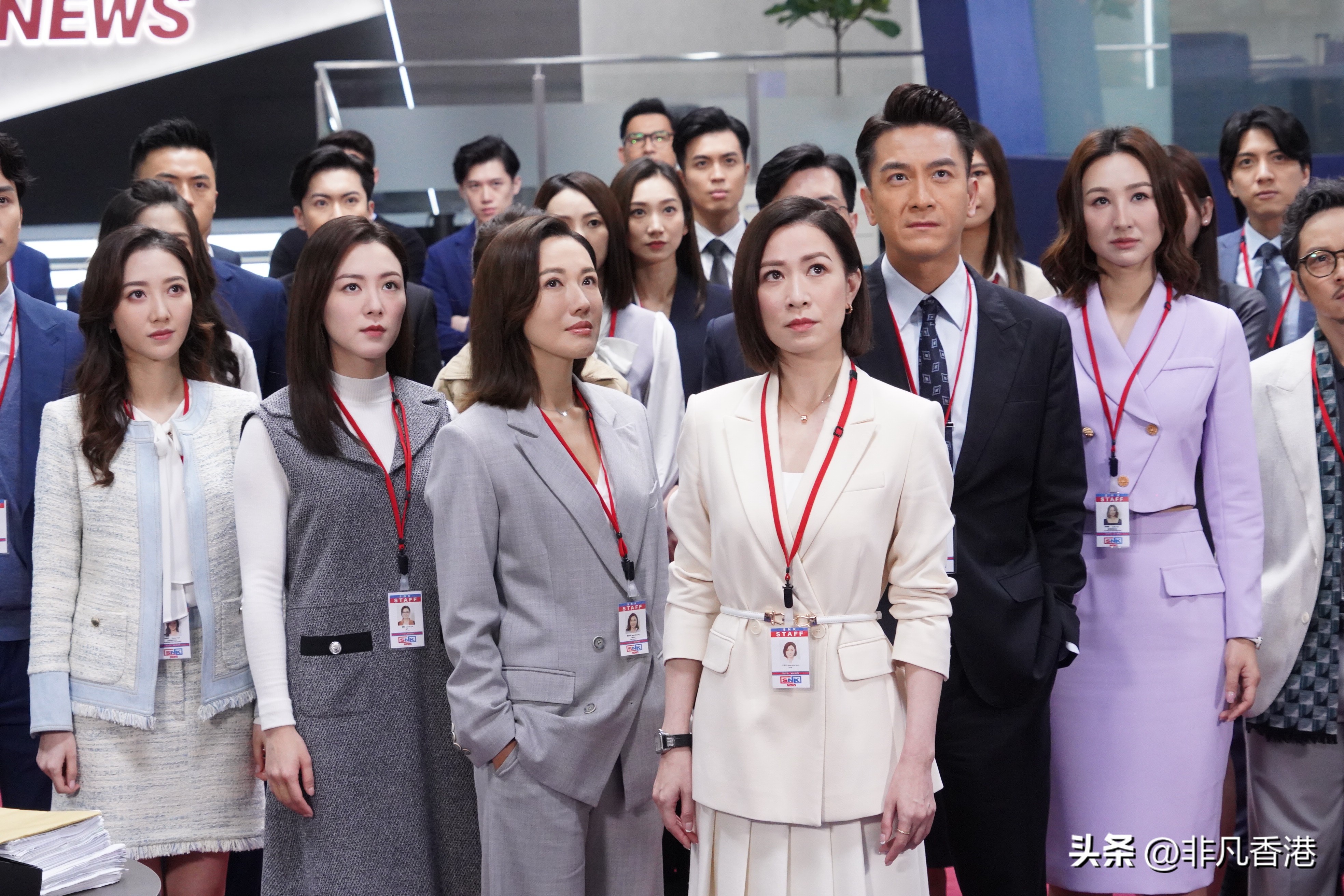 "News Queen" visits Charmaine Sheh, Ma Guoming, Li Shiwei, Gao Haining ...