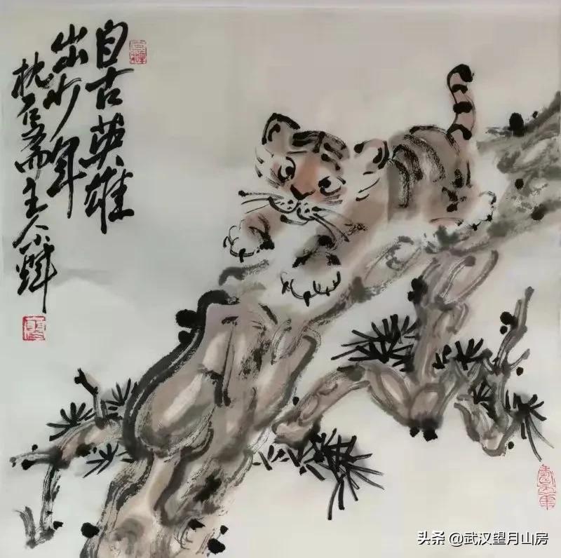 He Renyin New Year, Liao Xiaohui Tiger New Year Painting Tiger - iNEWS