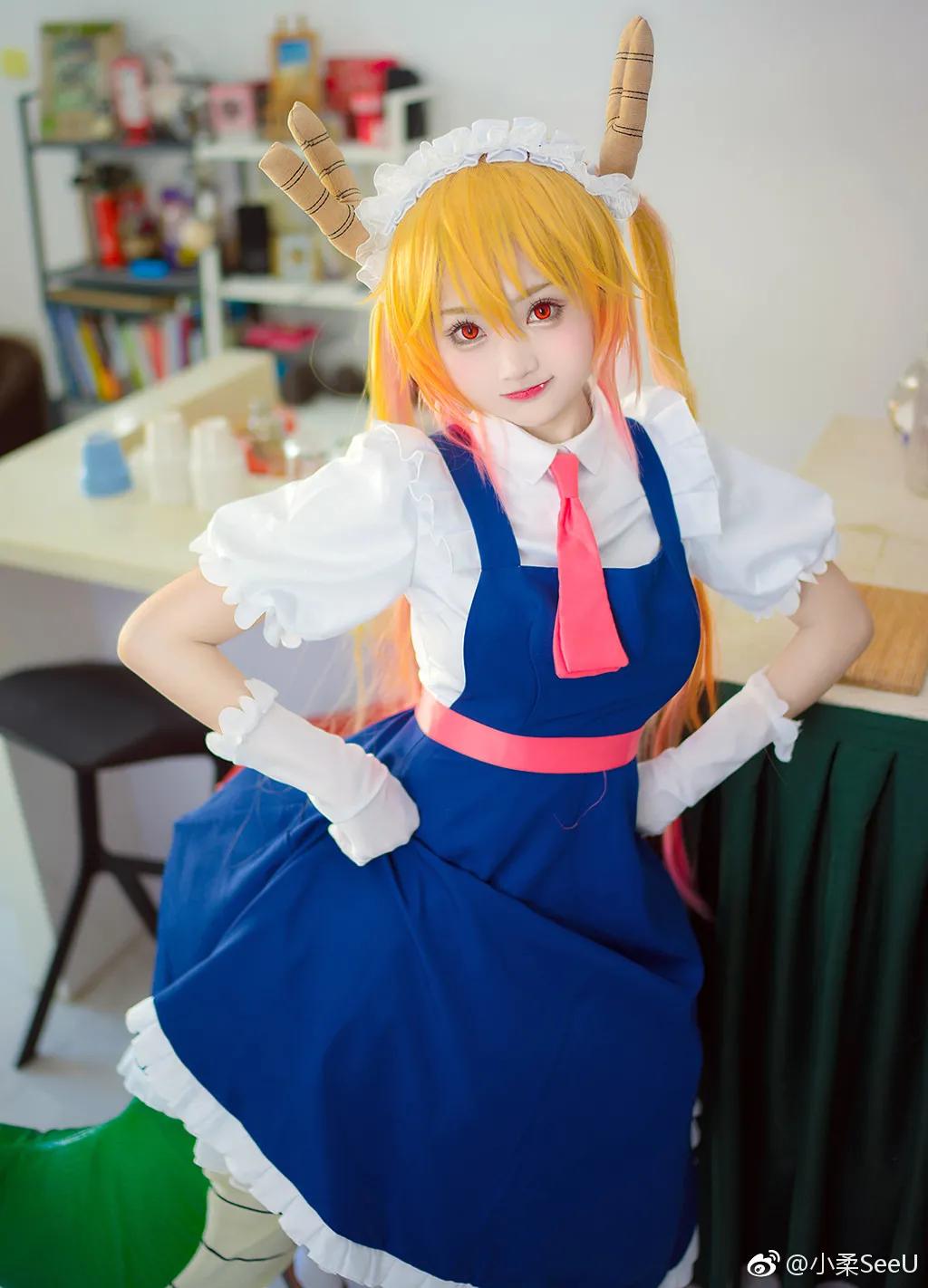 The cute hero "Xiaorou SeeU" in the Cos world is really not a beautiful ...