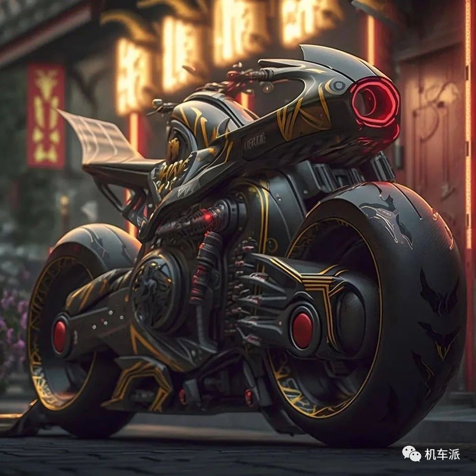 Welcome to the fantasy world Who can not love such a sci-fi motorcycle ...