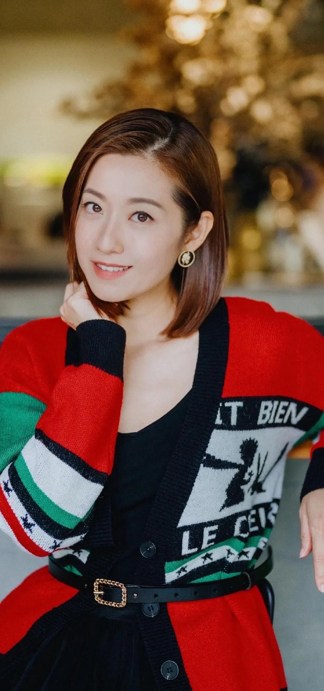 Appreciation of star beauty pictures - TVB goddess Chen Ziyao - iNEWS