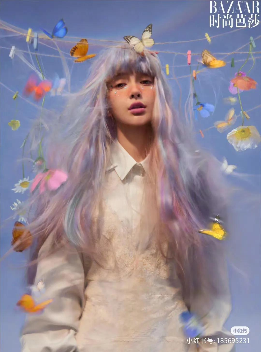 Angelababy's Harper's Bazaar July issue blockbuster, it's really Barbie ...