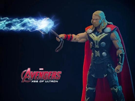 In the movie "Thor", the director used advanced special effects to ...