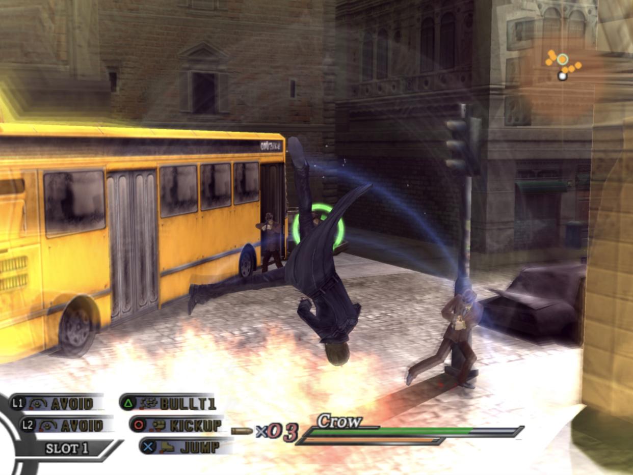 This "Matrix" style masterpiece on PS2, only the real old players know ...
