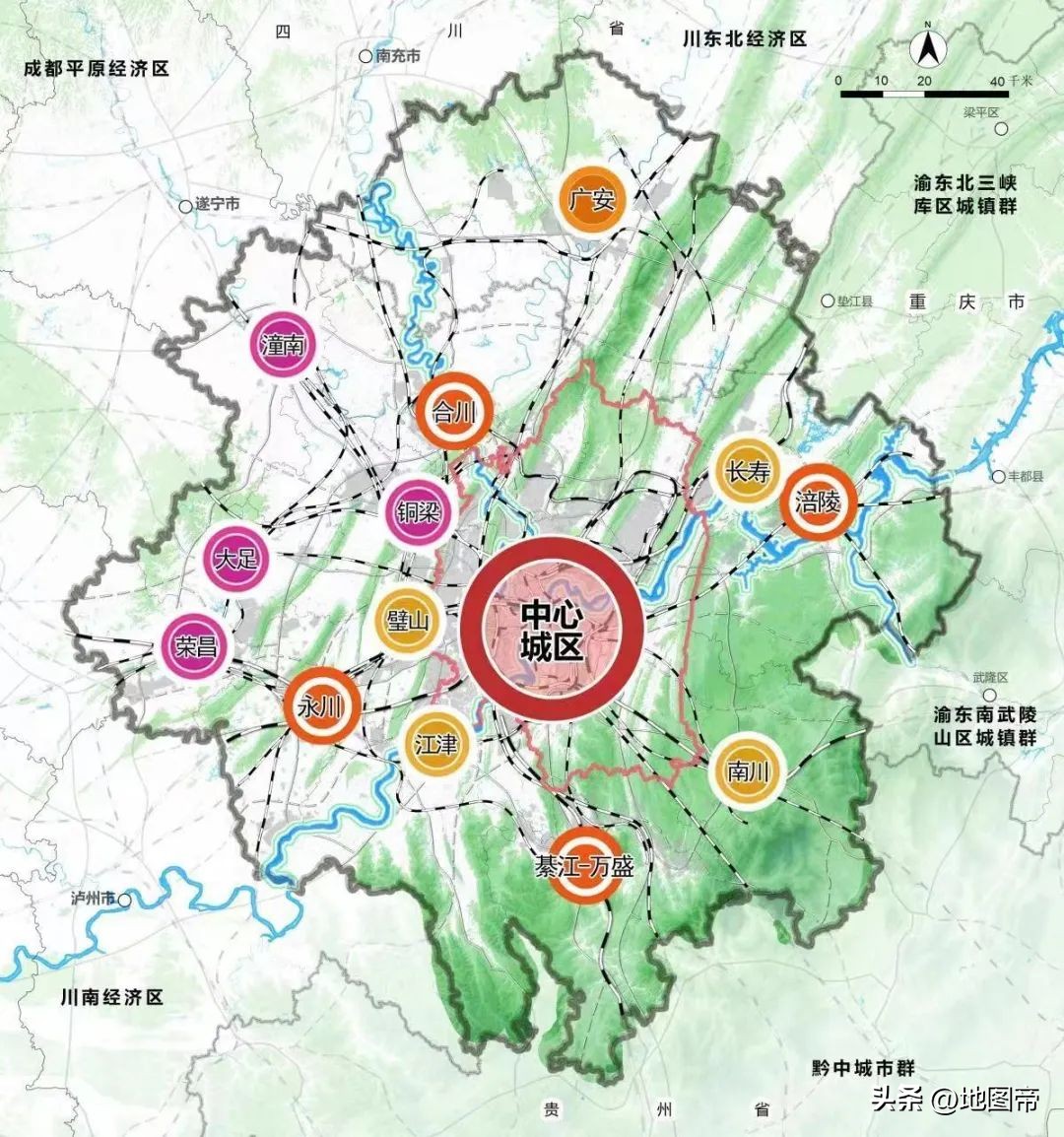 How big is the Chongqing metropolitan area?Why Sichuan Guang'an has ...