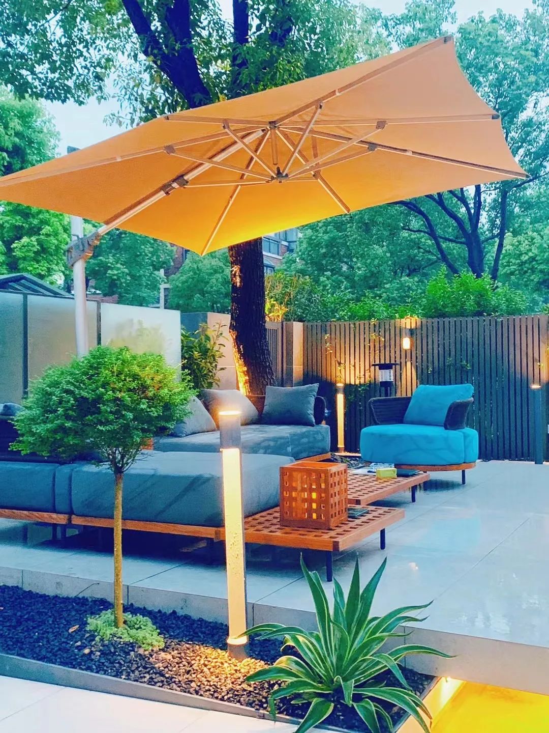 Practical modern style courtyard, clean and refreshing - iNEWS