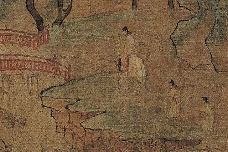 Appreciation of Zhan Ziqian's paintings "Spring Outing" and "Teaching ...