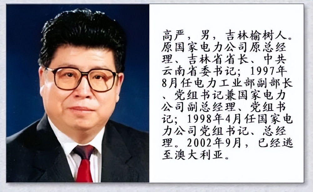 Gao Yan, the highest official at the level of fugitive: made countless ...