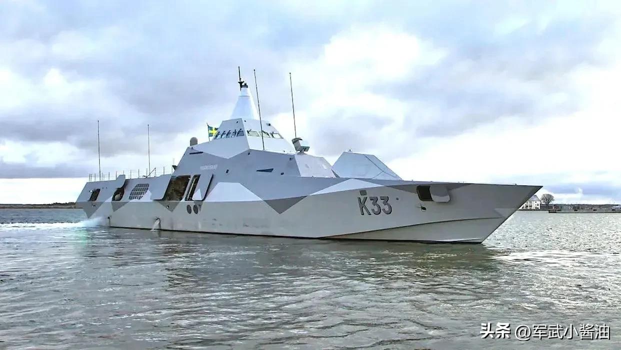 Sweden's "Visby" class frigate looks extremely good, its stealth ...