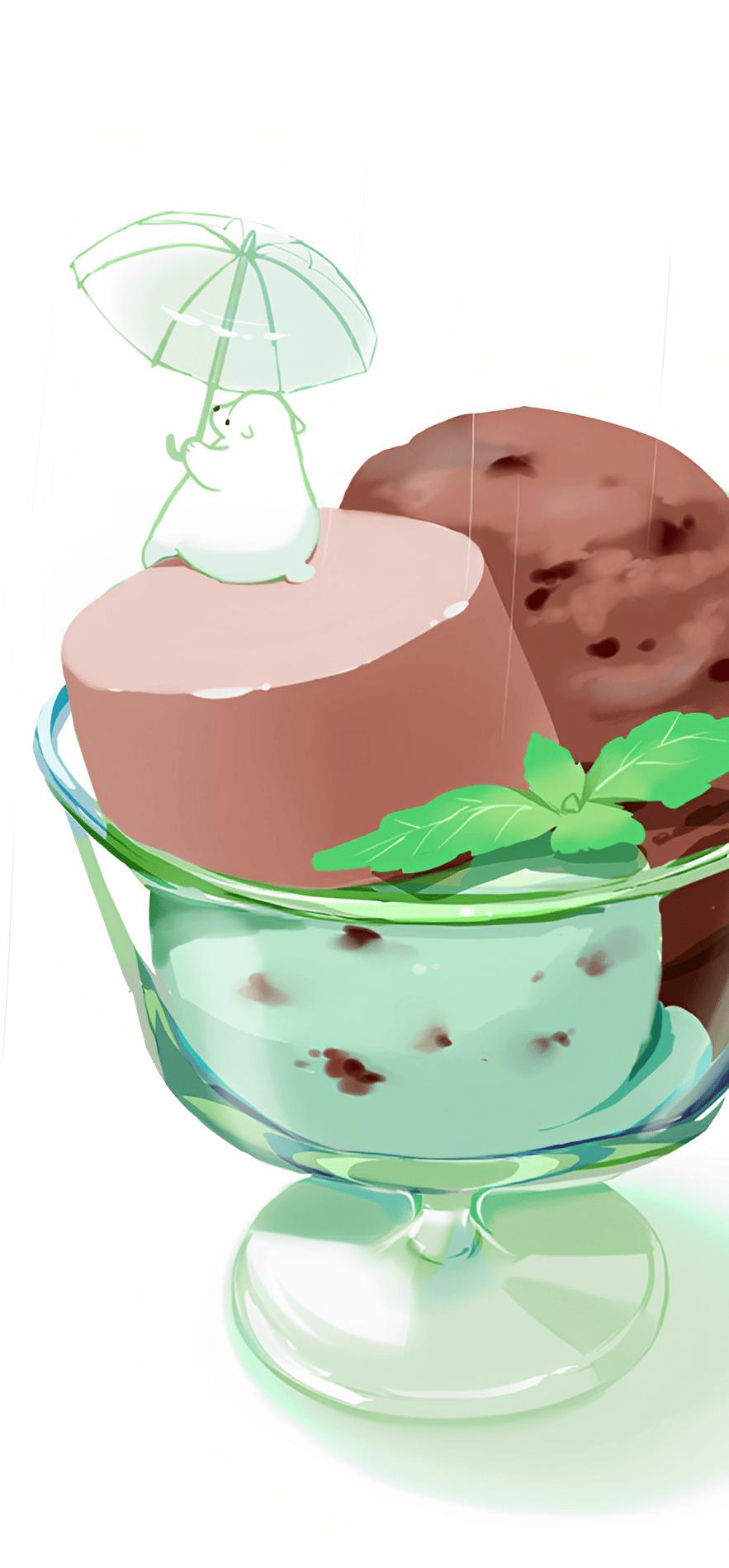 Sweet and Cool - Drawings of Mint Chocolate Illustrations - - iNEWS