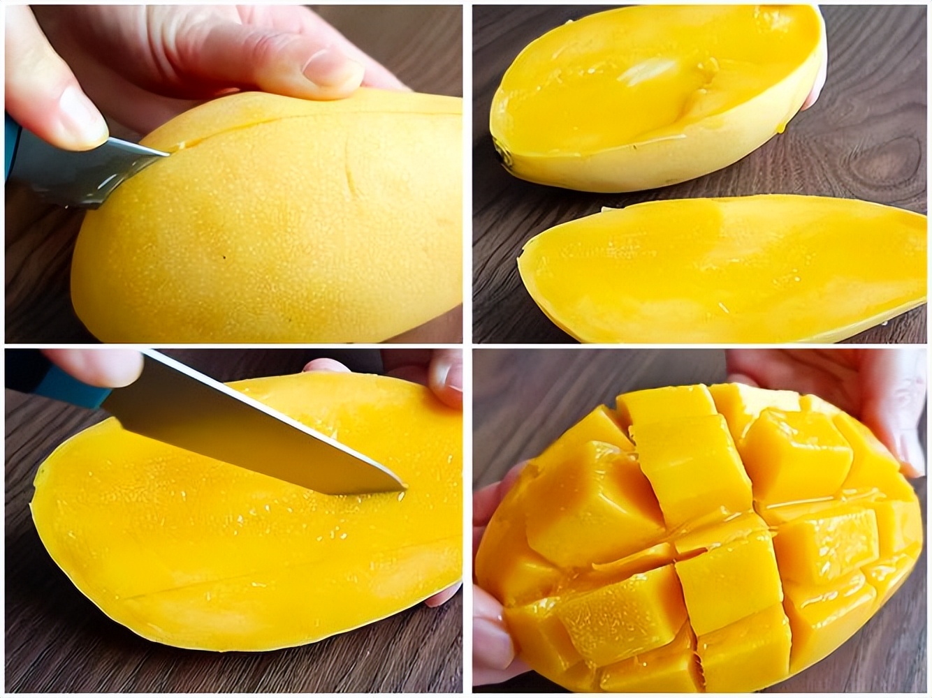 This is the fastest method I have ever seen to peel a mango, no dirty ...
