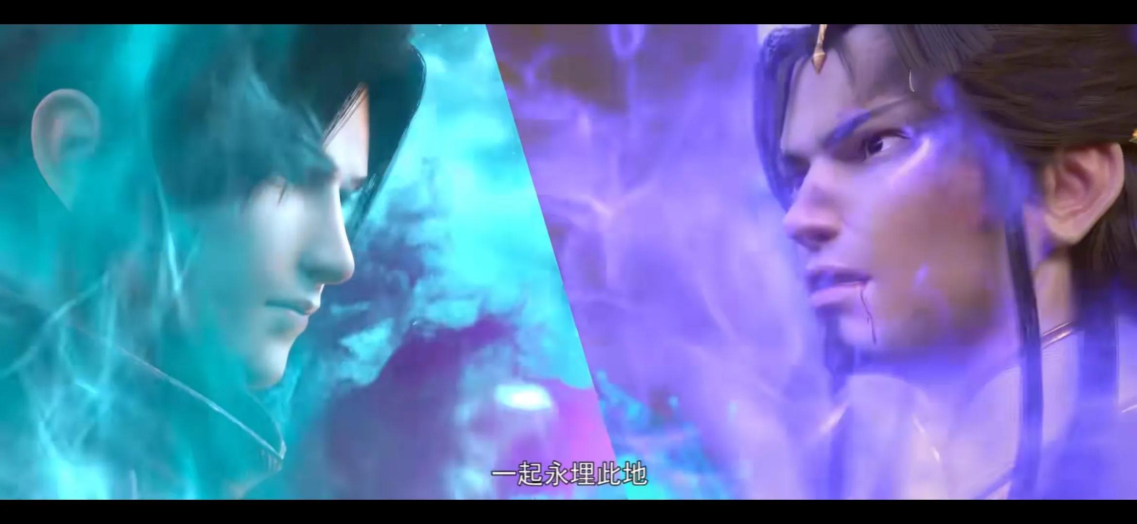 In the battle of falling heart flames, Han Feng lost and Xiao Yan was ...