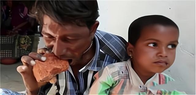 The man has to eat 6 catties of bricks every day. After eating for more ...